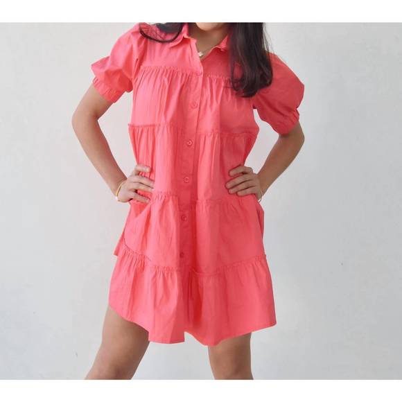 Peixoto | Dresses | New Peixoto Girls Lola Mini Dress In Coral | Poshmark